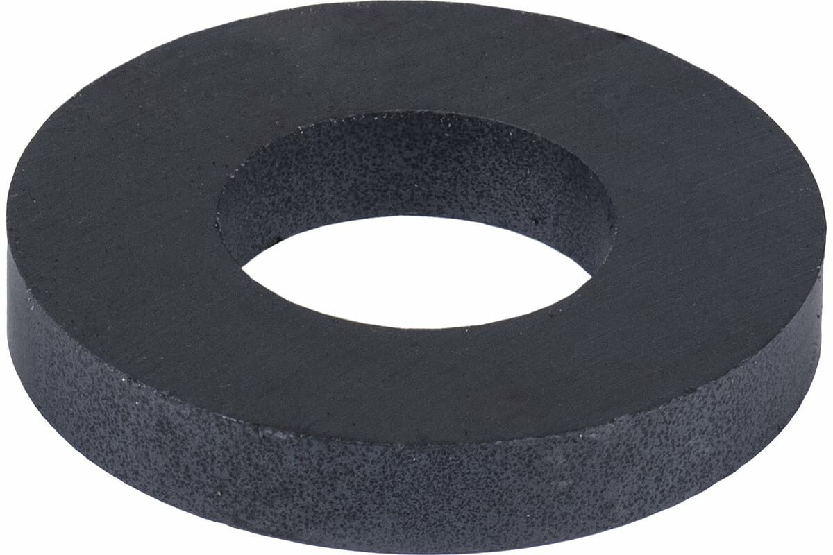 Госкреп ферритовый магнит кольцо 45х22х7 мм, кольцевой магнитный элемент, 1 шт