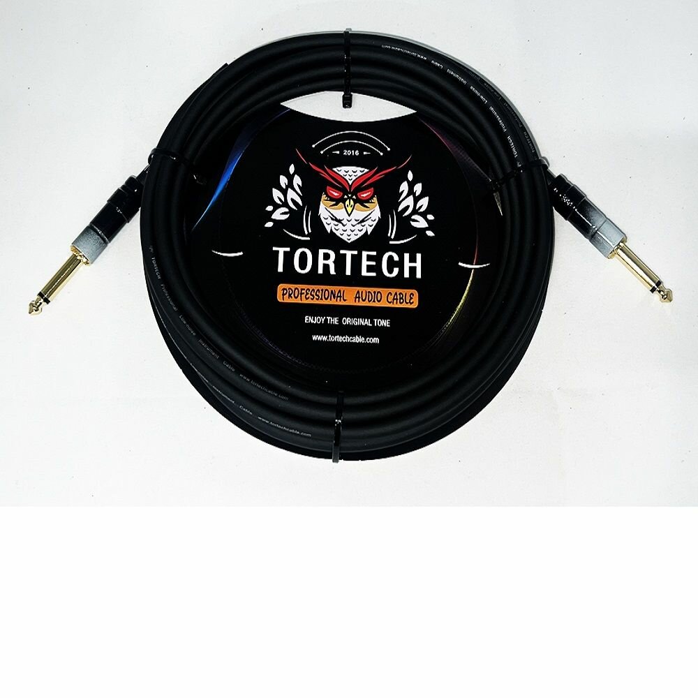 Инструментальный кабель TORTECH TC-128, студийный, двойной экран, 4,5м