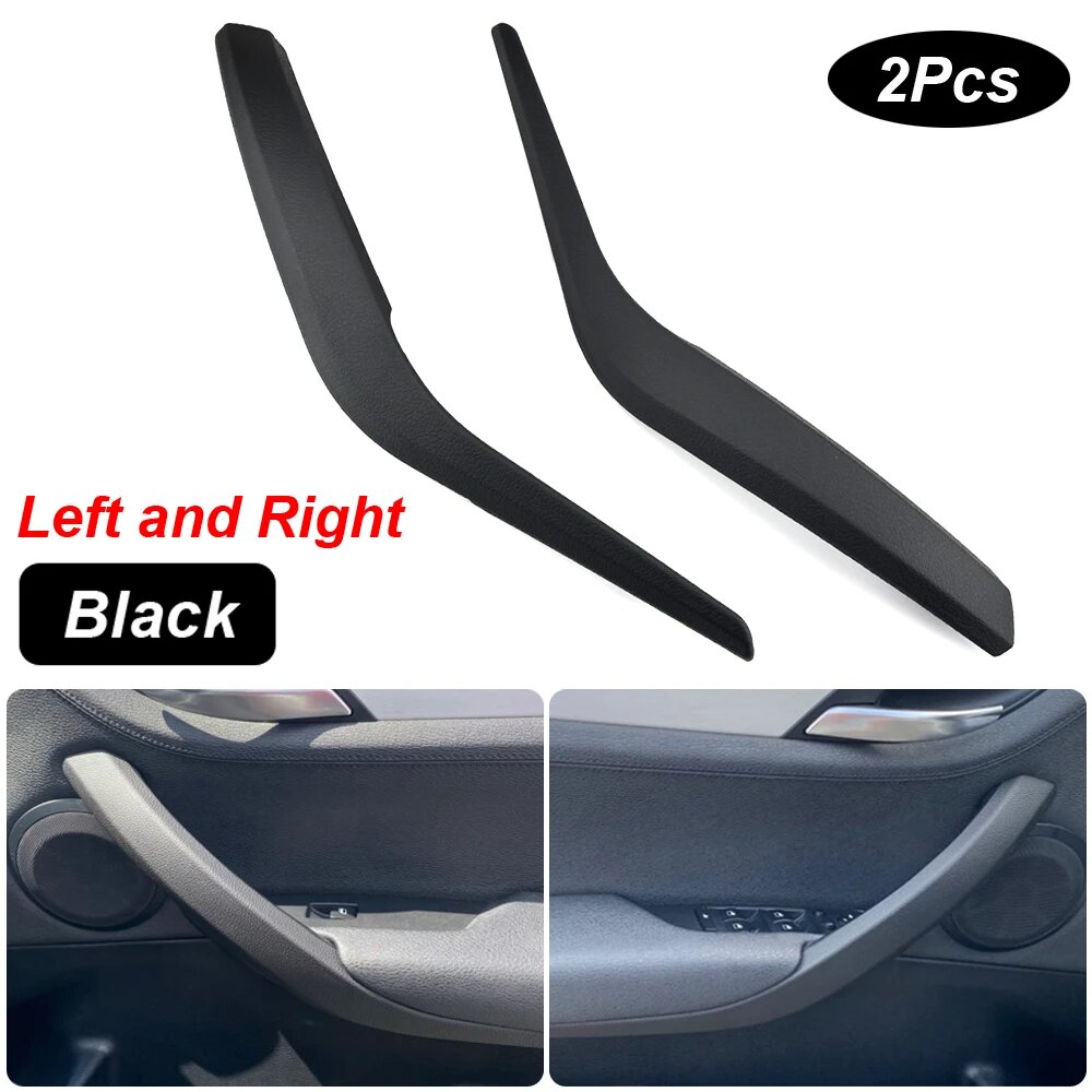 Черные внутренние ручки для BMW X1 E84 2010-2016 (2шт)