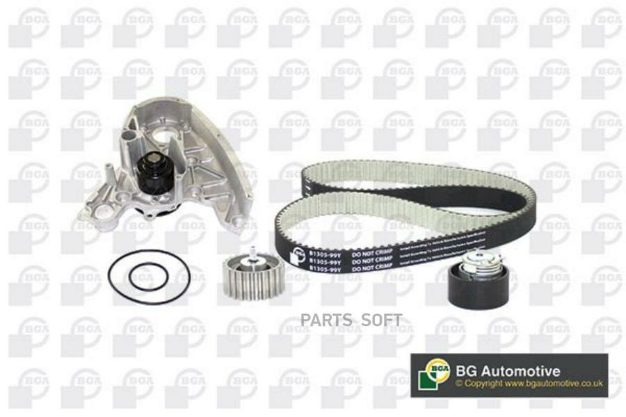 Комплект ремня ГРМ (с помпой) Fiat Ducato 2.3JTD, D Multijet 02-, Iveco Daily Bga арт. TB2204CPK