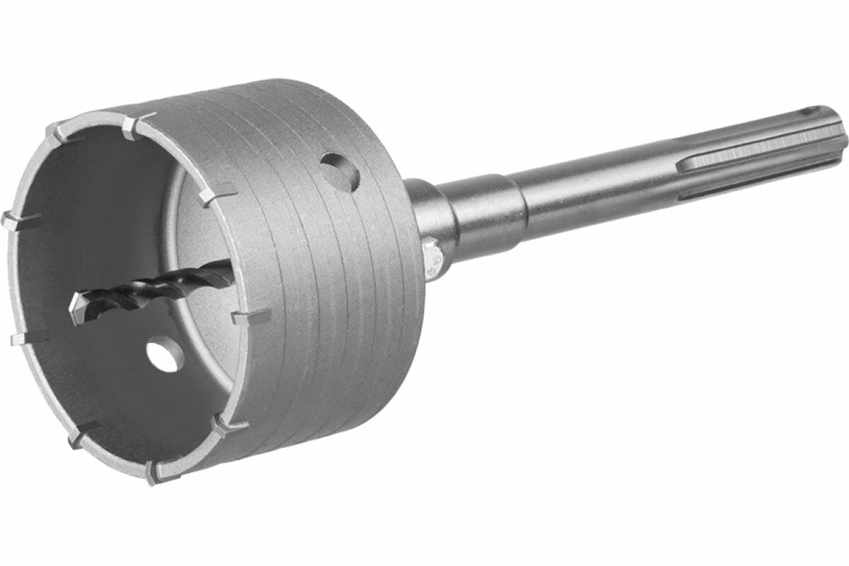 ПРАКТИКА Коронка твердосплавная SDS-max 90 мм 034-700 для ударных дрелей и перфораторов