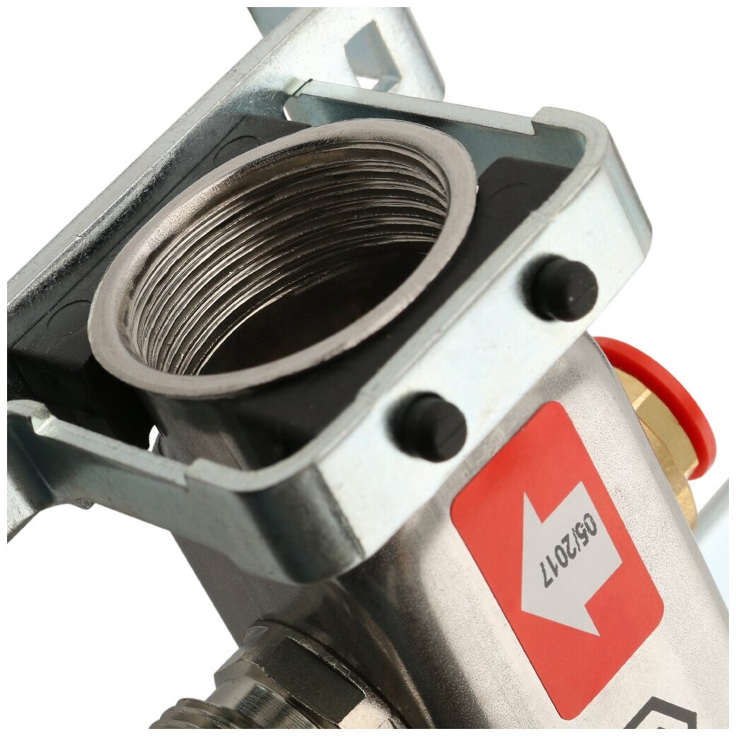 >Коллекторная группа STOUT с запорными клапанами, 9 выходов, нержавеющая сталь, SMS 0922 000009