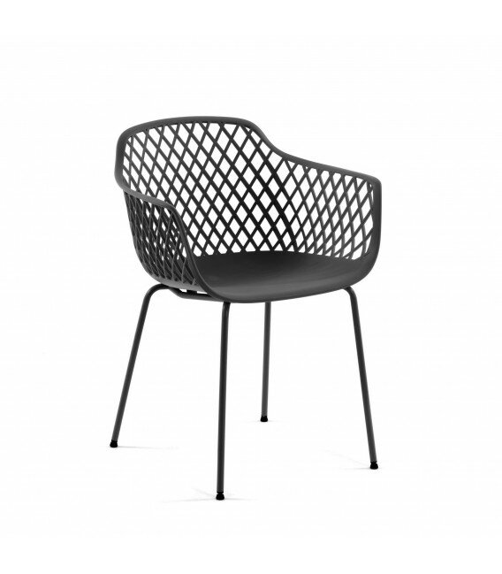 Стул-кресло Quinn темно-серый