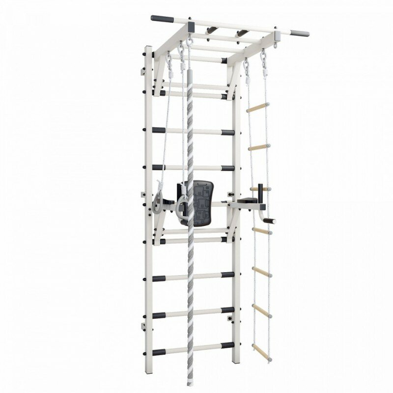 Romana Спортивный комплекс усиленный + с навесными брусьями Romana (Цвет белый)