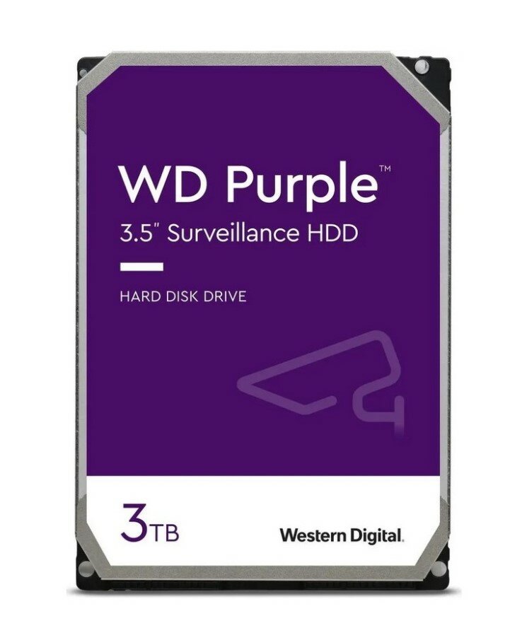 Жесткий диск SATA-III Western Digital WD Purple 3TB (WD33PURZ)