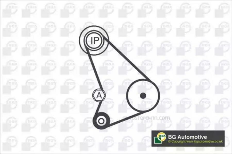 BGA TB2300K Комплект ремня ГРМ Ford Transit 2.5DI, TD, TDI 94-