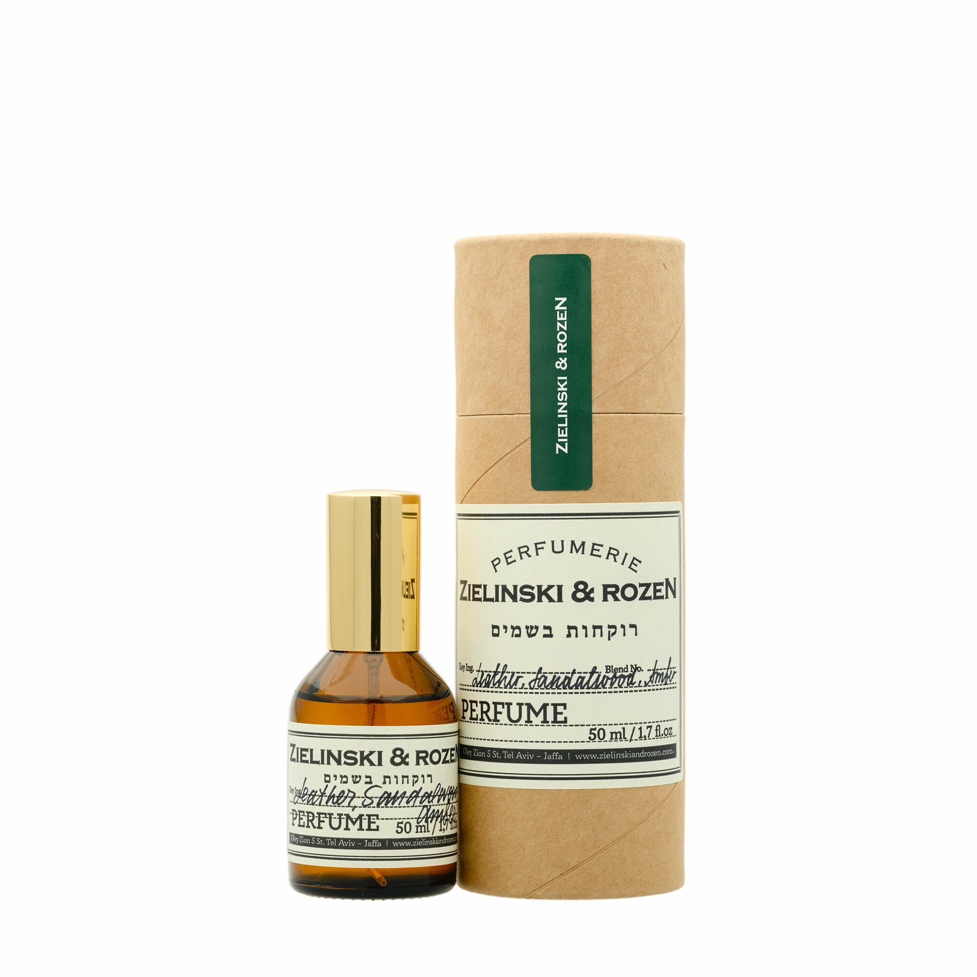 Zielinski&Rozen Духи концентрированные Кожа, Сандал, Амбра (50мл)