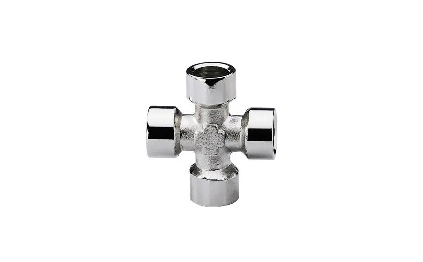 14382 Соединитель крестообразный F 3/8" - F 3/8" - F 3/8" - F 3/8" WALMEC
