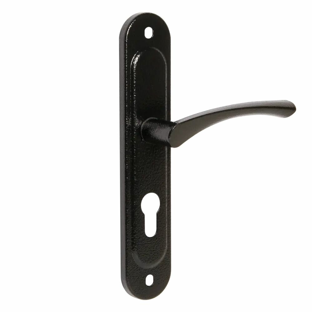 Ручка дверная на планке HP 155, цвет черный