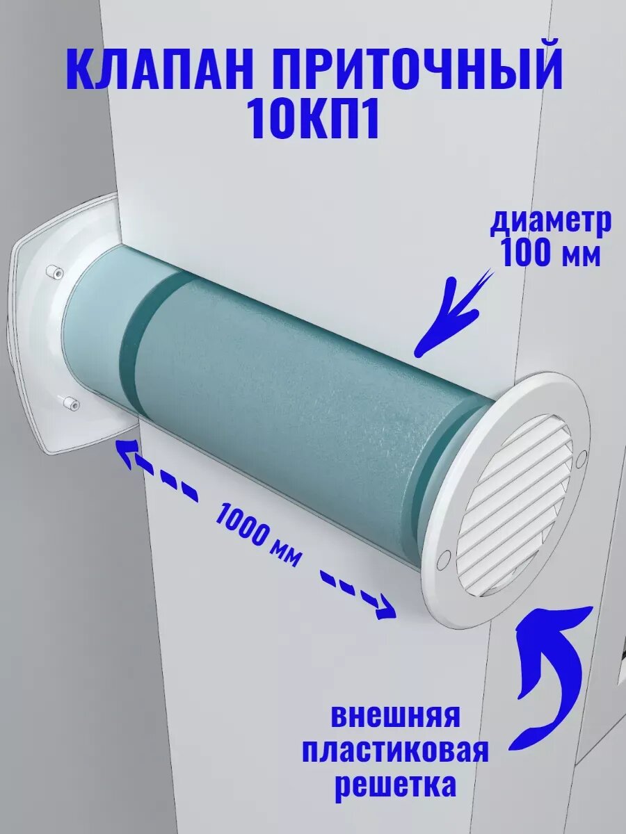 Клапан приточный 10КП1