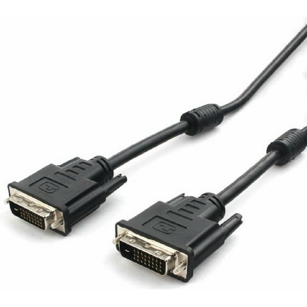 Cablexpert кабели DVI-D, dual link, 25M 25M, 10м, CCS, черный CC-DVI2L-BK-10M