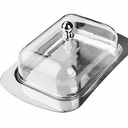 Масленка 2 пр нерж/ст пластик MB . 40498 KSMB-40498