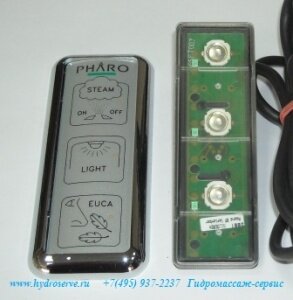 Пульт управления сауной душевой кабины PHARO-500/600, HANSGROHE 21893000