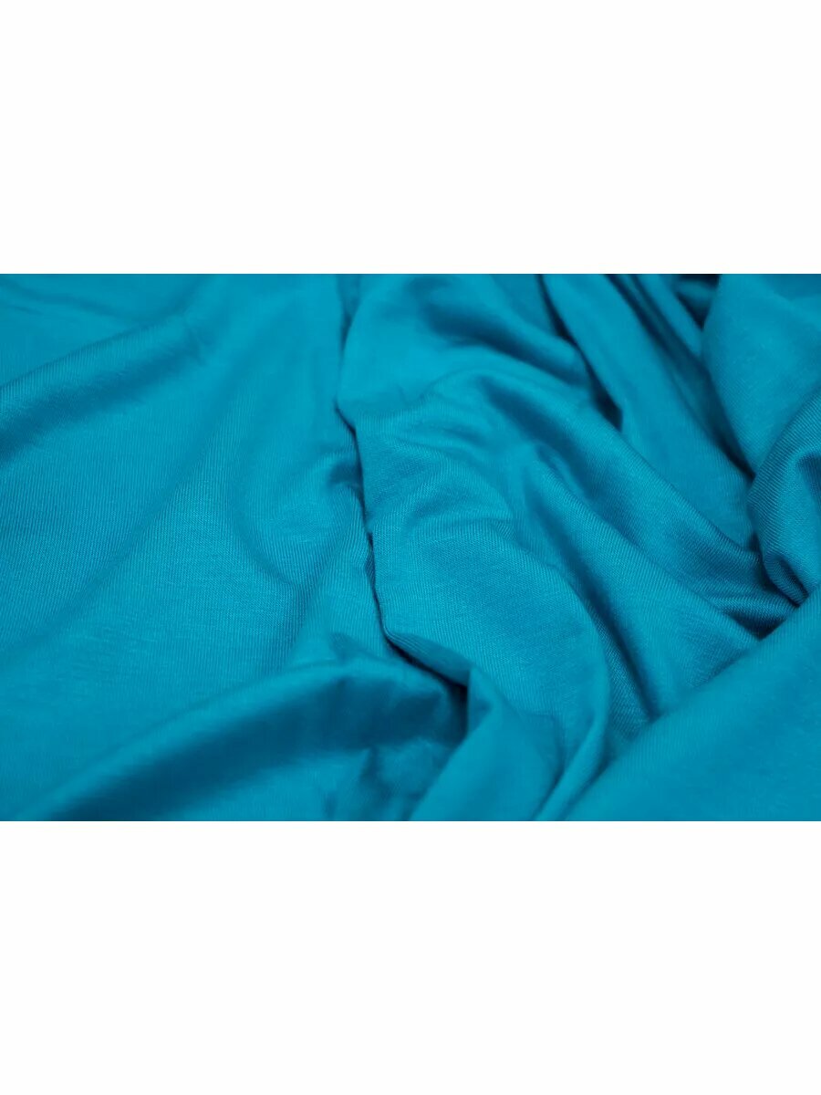 Ткань Трикотаж кулирка вискоза бирюза