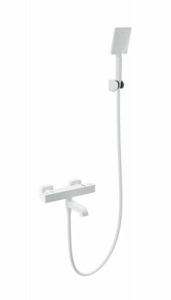 Смеситель для ванны с душем и термостатом Wonzon&Woghand, Белый матовый