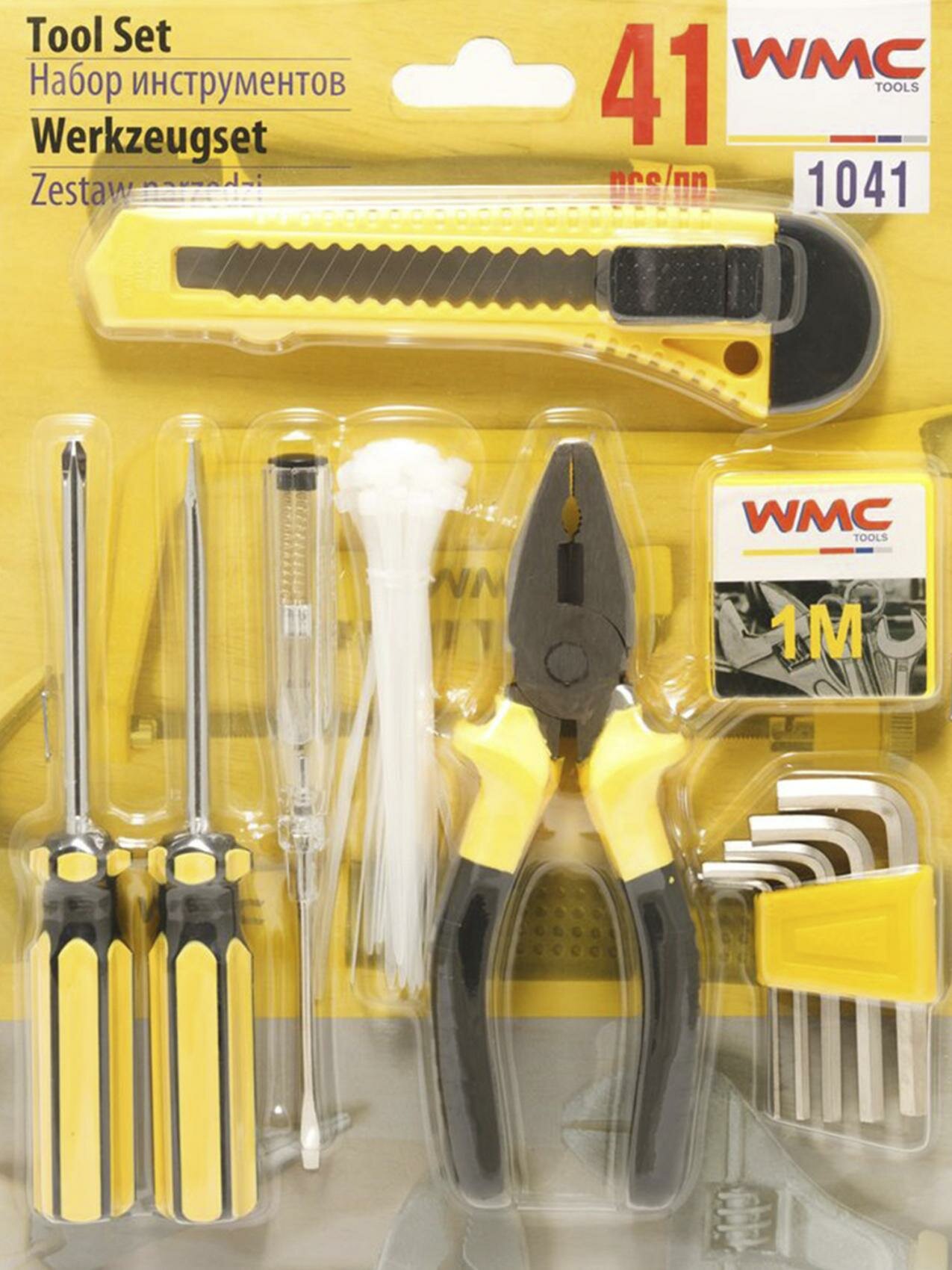 Набор инструмента 41 предмет WMC TOOLS