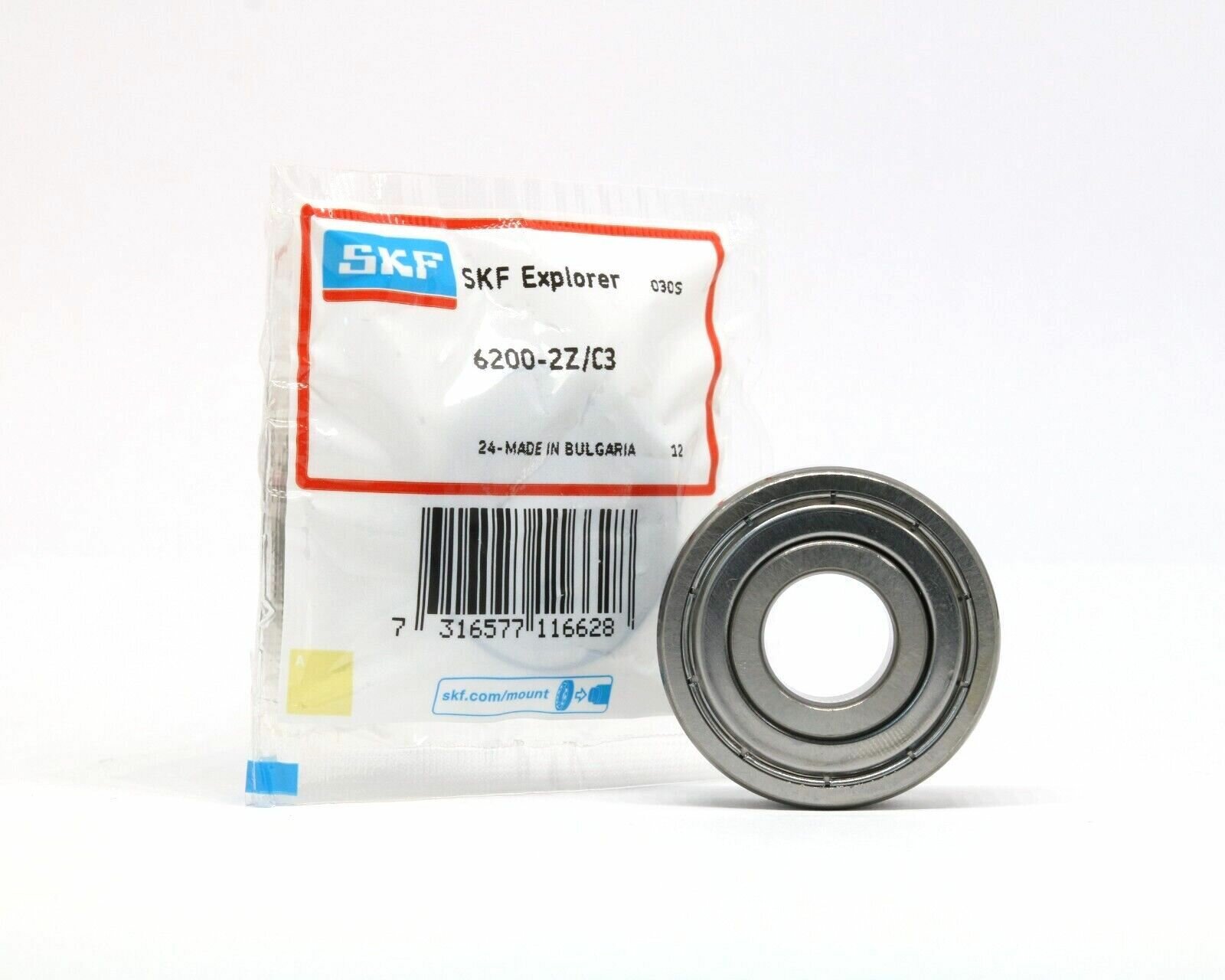 Подшипник 6200 ZZ C3 SKF (10x30x9) Аналог:80200 -1шт.