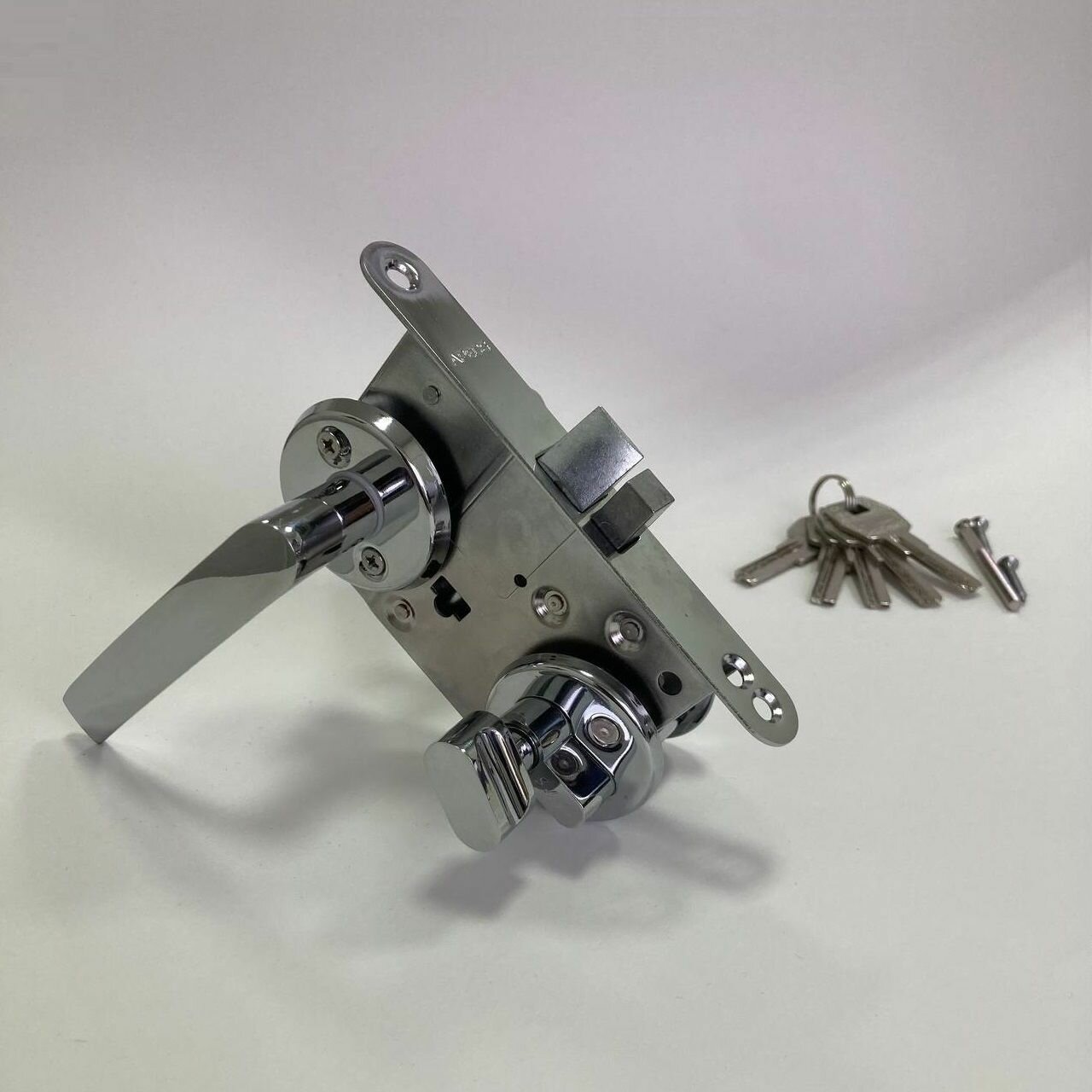 Комплект "финский" на дверь хром