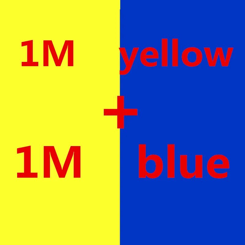 Силиконовый провод 2 м, Yellow and blue, 13AWG