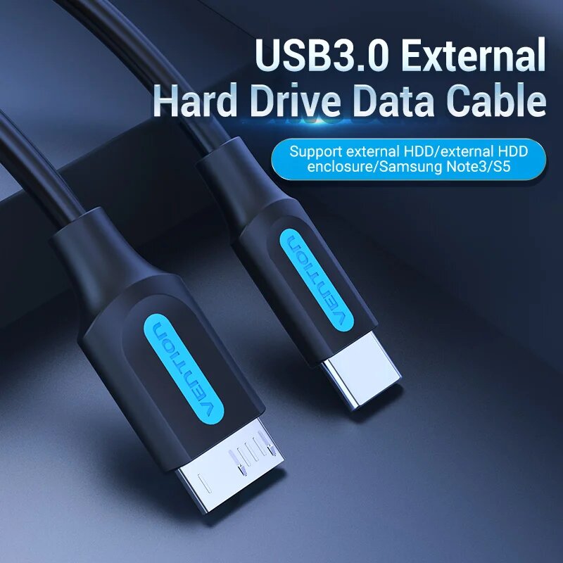 Кабель USB Type C - Micro B Vention, 0.5 м — фото 1
