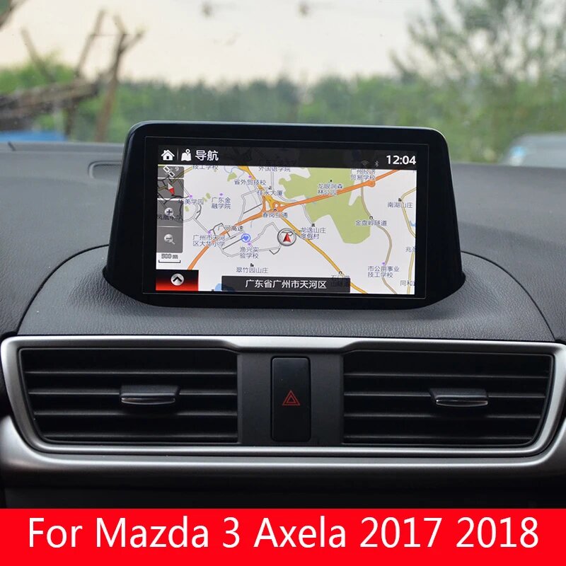 Для Mazda 3 Axela 2017 2018, автомобильный GPS-навигатор, экран, защитная пленка из закаленного стекла, авто наклейка для интерьера, устойчивая к царапинам