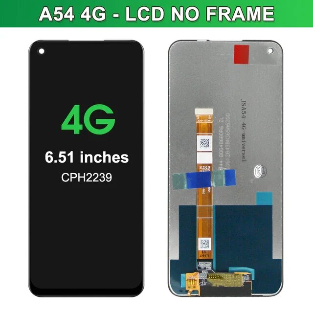 OEM для OPPO A54 4G CPH2239 для OPPO A54 5G CPH2195 OPG02 ЖК-дисплей, сменный преобразователь сенсорного экрана в сборе 4G NO Frame