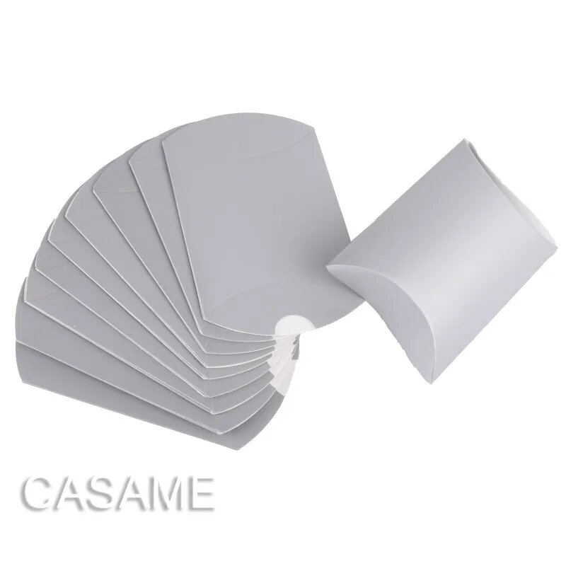 Подарочные коробочки из крафт-бумаги Casame Белый, grey