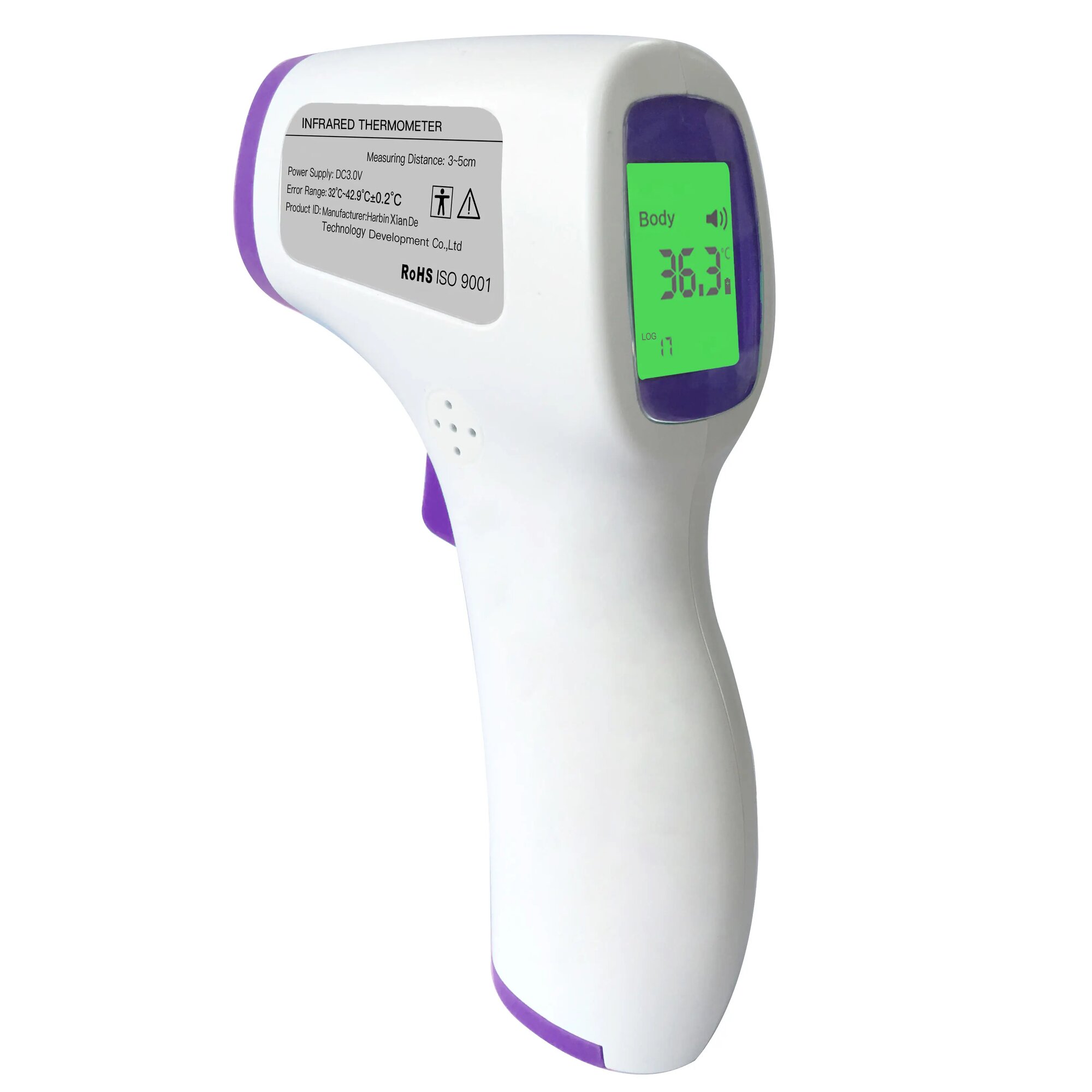 Alextrasza Цифровой инфракрасный термометр для взрослых и детей white