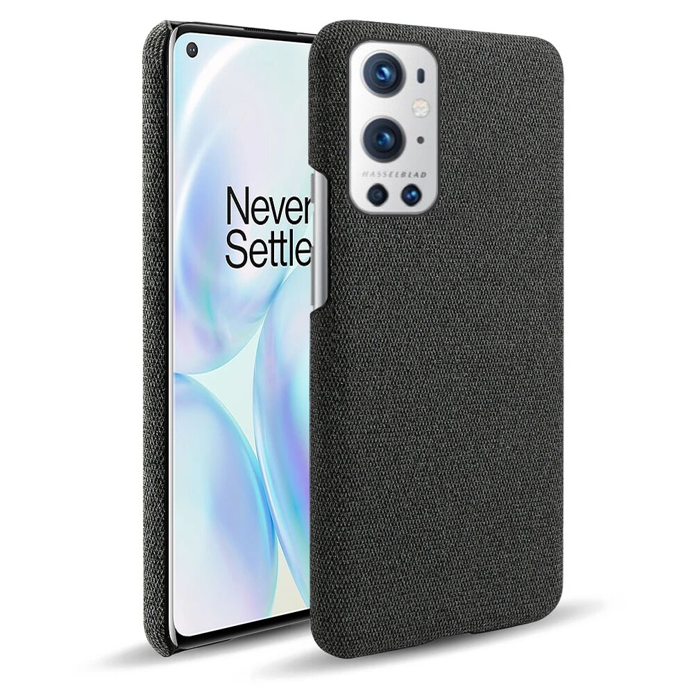 Тканевый чехол с текстурой для OnePlus 9 Pro 9E 8T 6T 5T 6 5 Черный, Black, For OnePlus 9 Pro