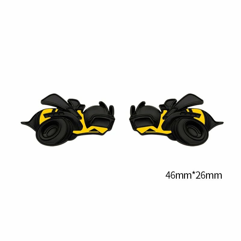 Металлическая 3D наклейка на автомобиль, эмблема Джмель, значок, наклейки для Dodge Charger SRT8 SRT4 Chevrolet 6.4 Caravan SRT Durango Ram, аксессуары 4