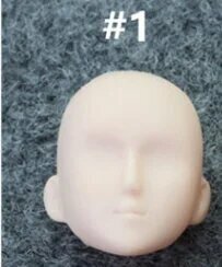 Кукольные головы Obitsu27 без макияжа 8 шт. No.1