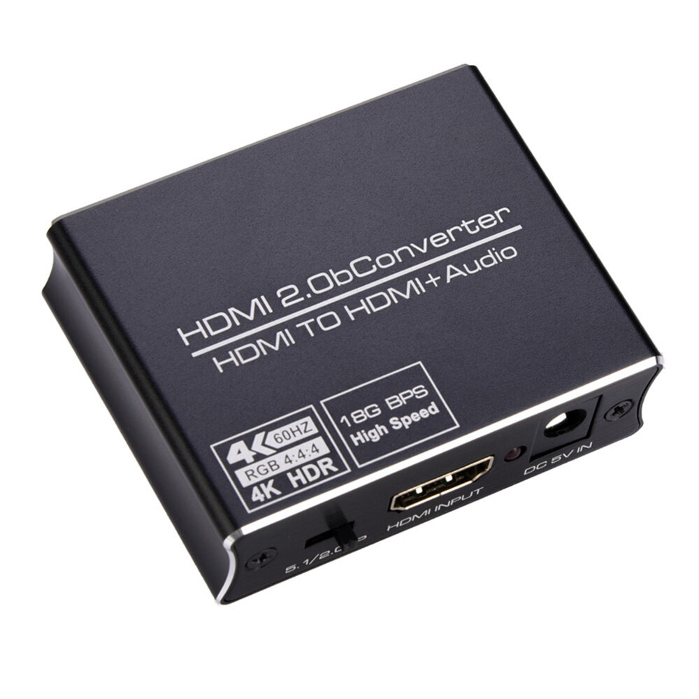 Landai Hdmi-совместимый Аудиоэкстрактор 2.0 С Поддержкой Звука 4k 60 Гц Hdr-MIN