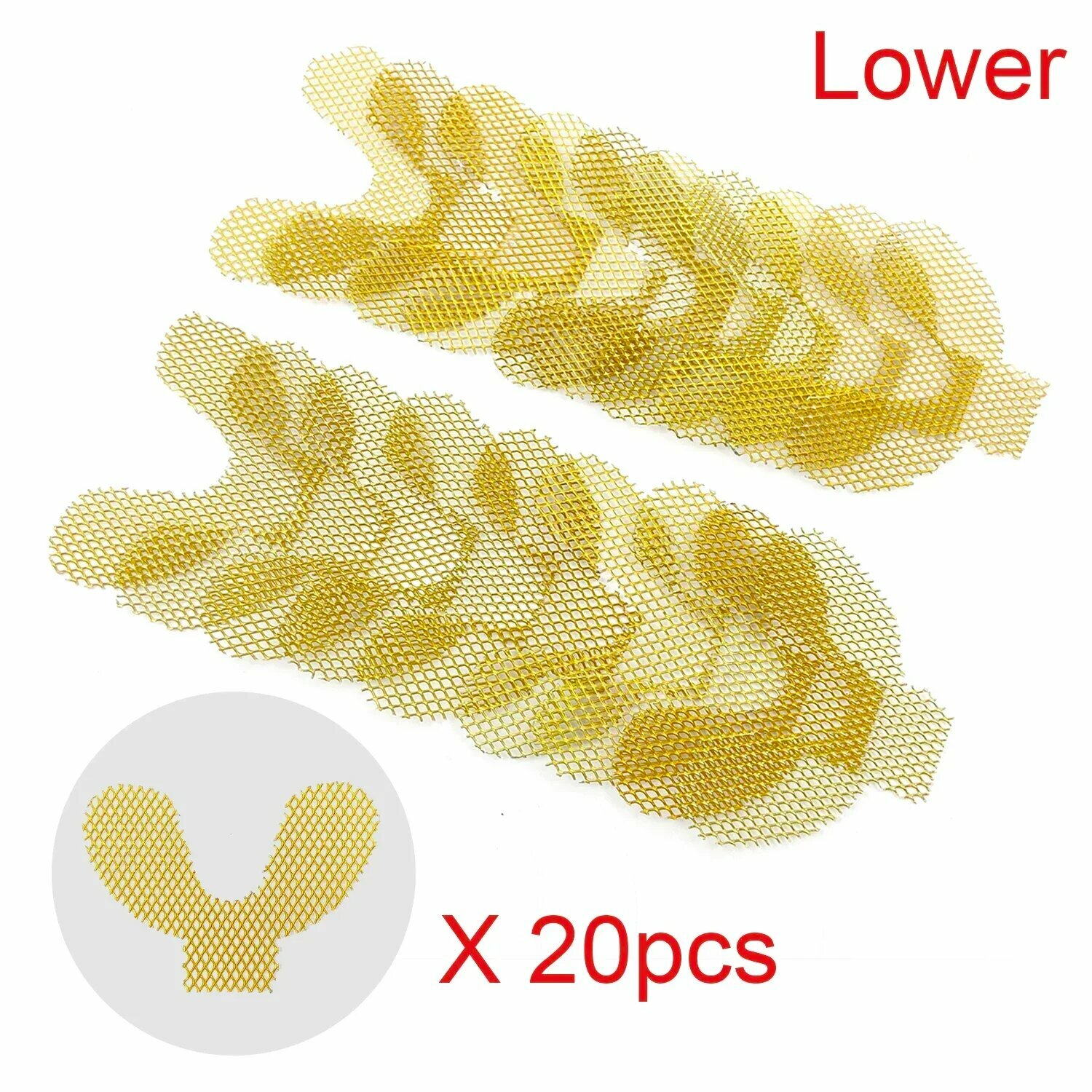 Металлическая сетка JOLANT для зубных протезов 20 шт Lower 20PCS Gold