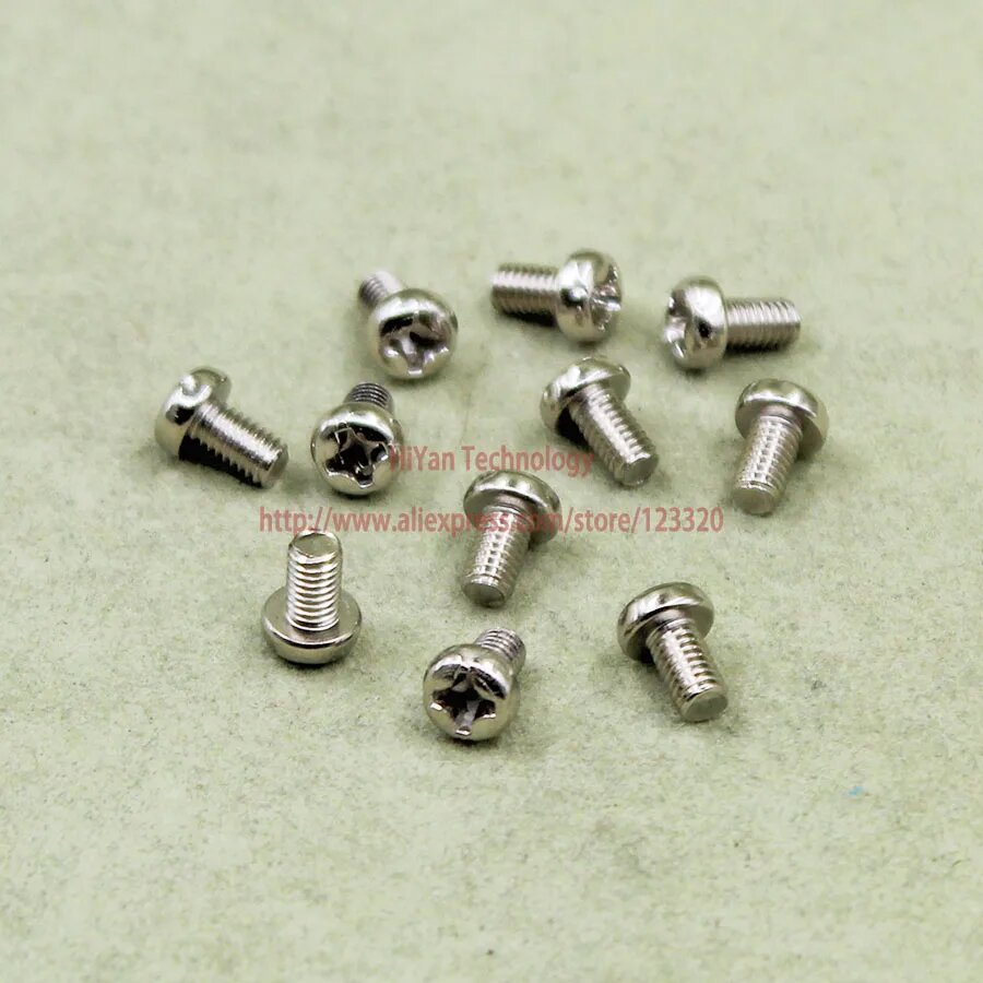 (100 шт./лот) оборудование M3 x 5 мм Винт с круглой головкой болты для стойки M3