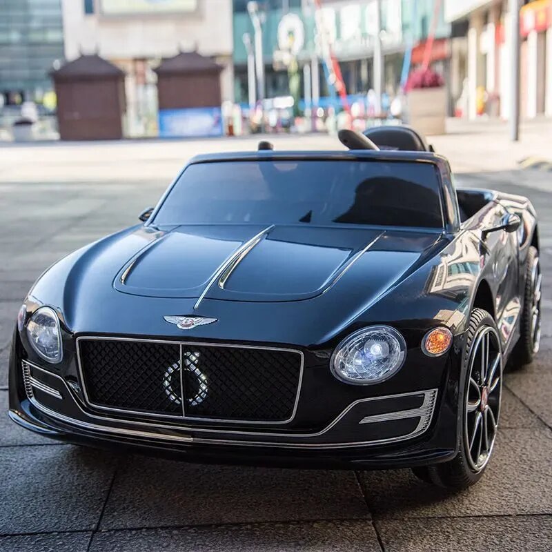 Детский электромобиль Bentley с двойной дверью-ножницами и полным приводом с кожаным сиденьем