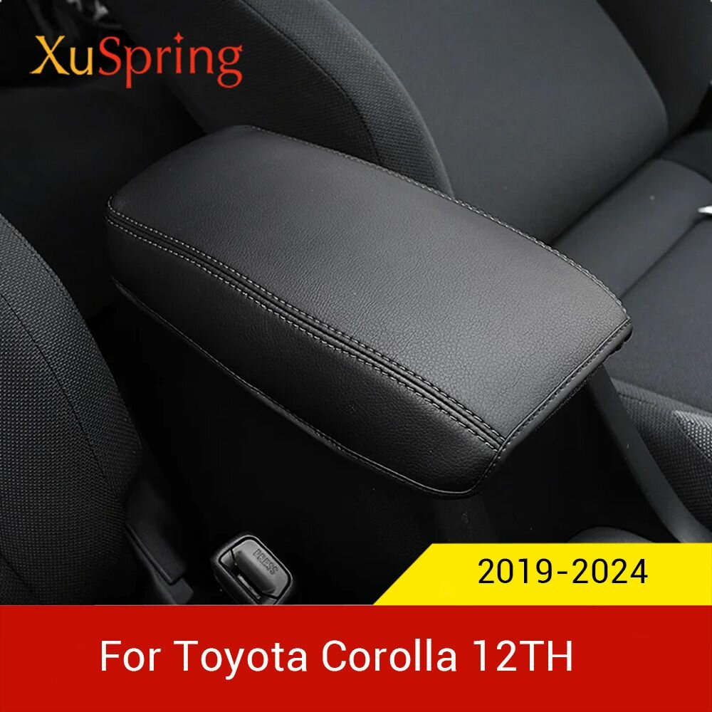 Детали салона, Автомобильный подлокотник чехол кобура белая линия For Toyota Corolla 12TH 2019-2024