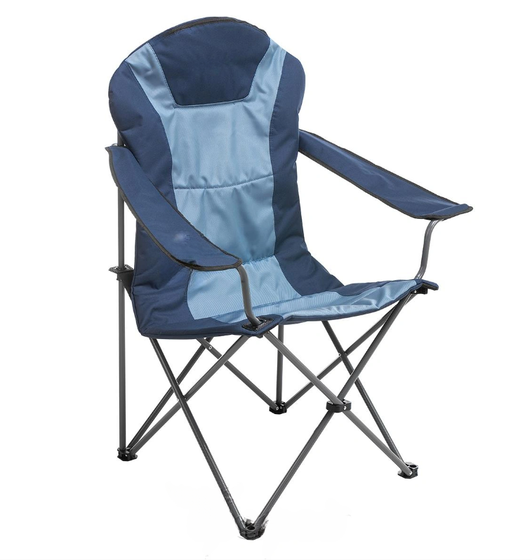 Кресло складное (ст. труба д16) синий-голубой (Т-N-750-99806H-BB) NISUS (Тонар)