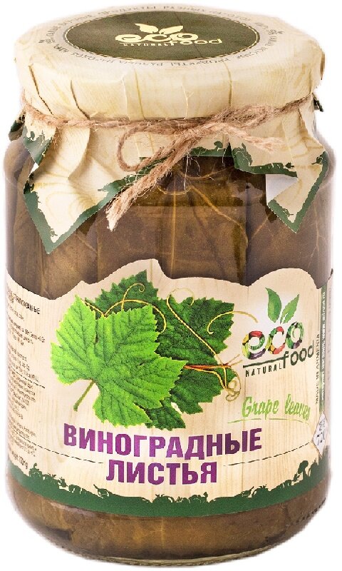 Листья ECOFOOD виноградные /стекло/ 720г