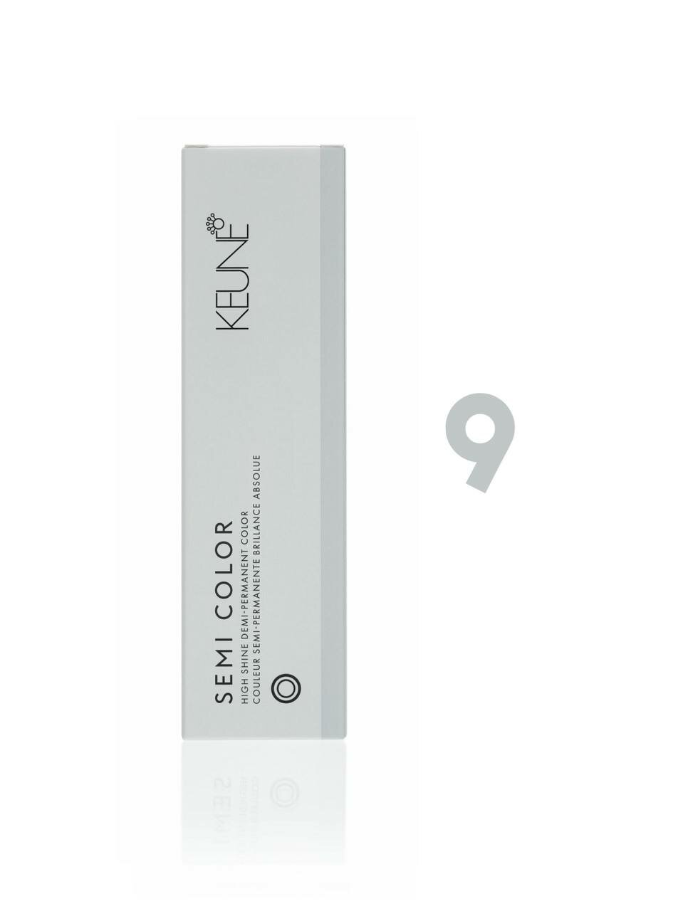 Keune Semi Color 9 - Полуперманентная краска для волос очень светлый блондин 60 мл
