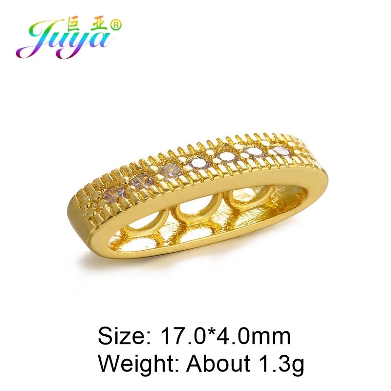 Декоративные планки Juya из меди с позолотой 18К для бижутерии Gold