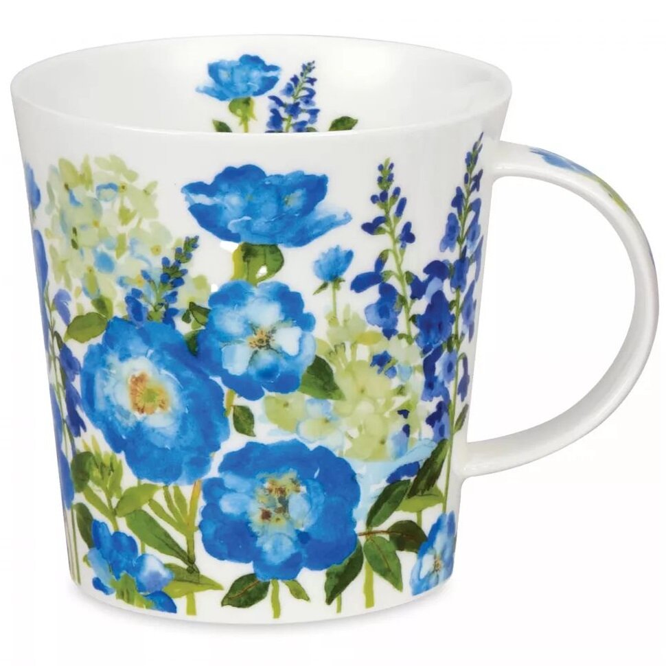 Кружка Dunoon Lomond Blue Flowers Garden 78587774