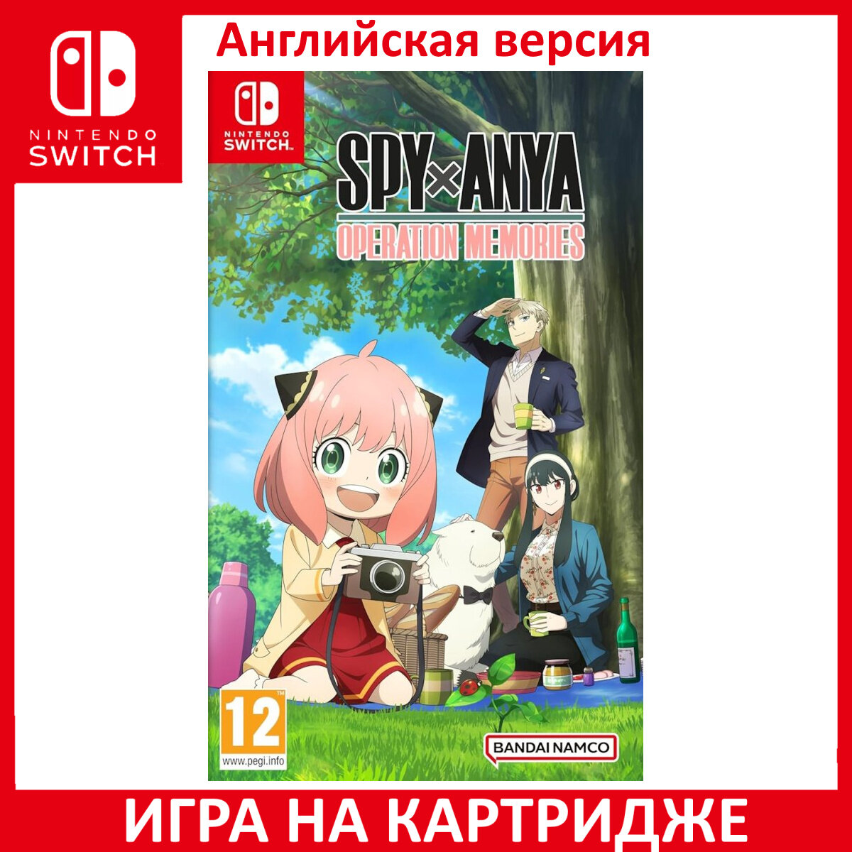 Игра SPYxANYA: Operation Memories Switch Английский язык Картридж на Nintendo Switch