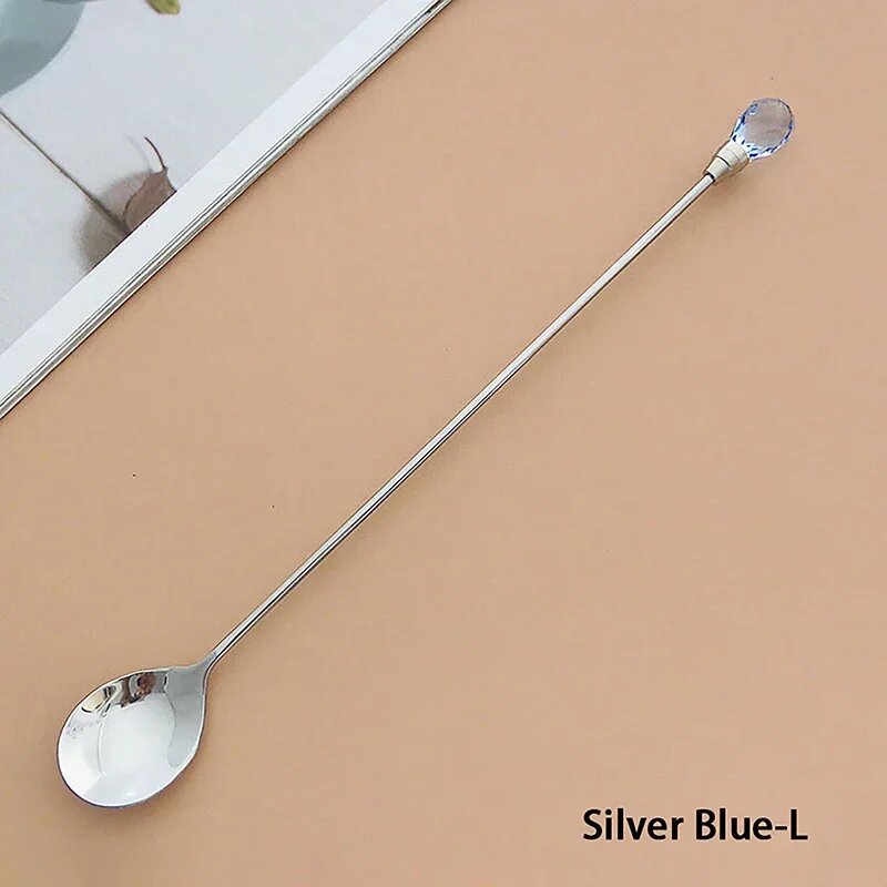 Хрустальные ложки с длинными ручками, 1 шт. CSBU