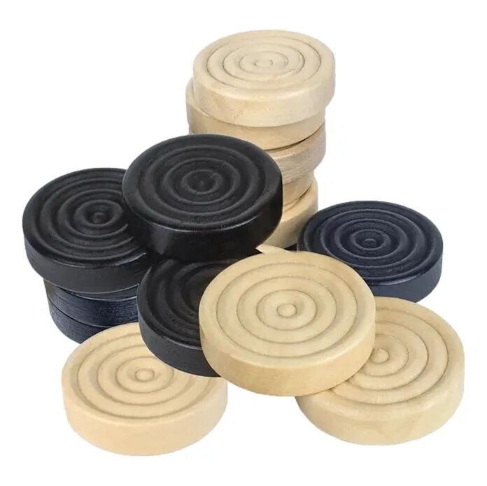 Фишки для нард деревянные Partida 23 мм, без подложки