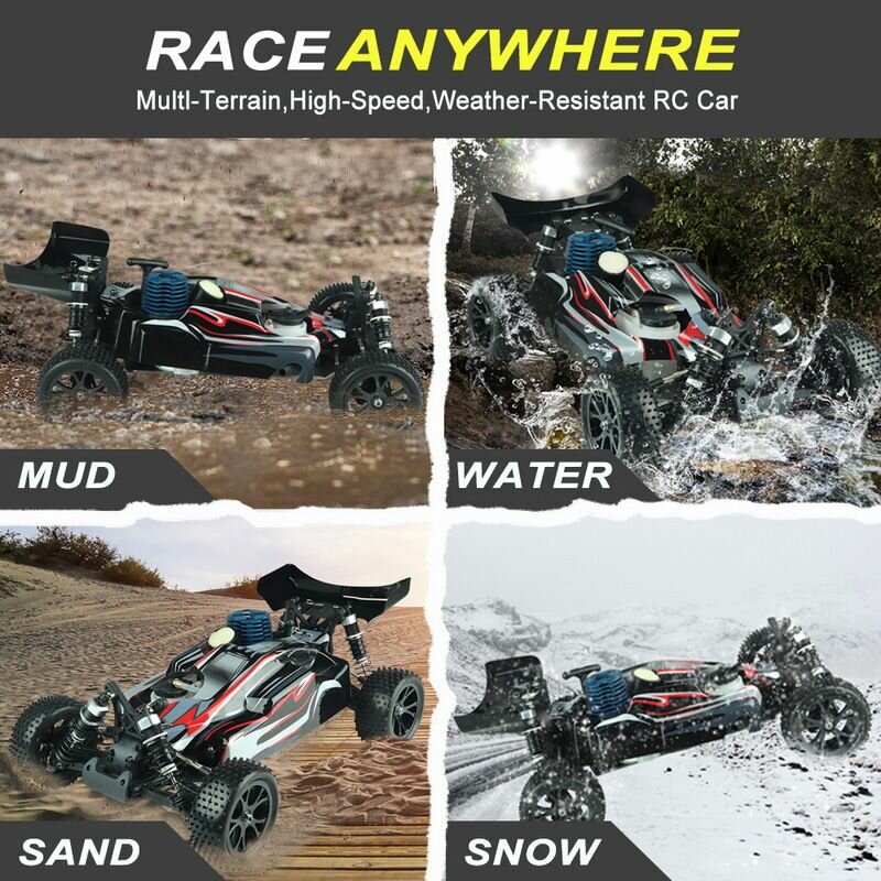 VRX Racing RH1006B 1/10 2.4G нитро топливный двигатель 4WD RC High Speed Vehicle Model Force 18 Engine