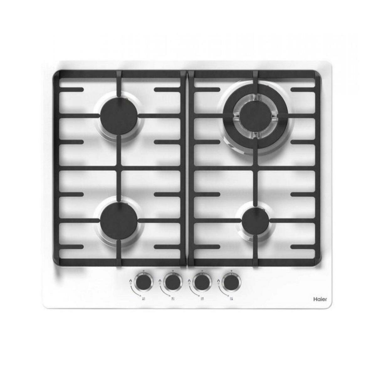 Газовые варочные поверхности Haier Панель варочная газовая Haier HHX-M64CWW Белый