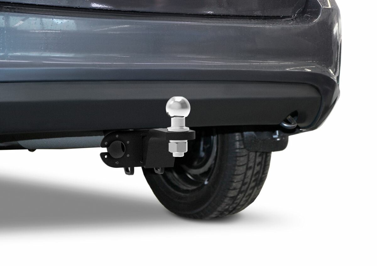 Фаркоп под квадрат c электрикой Smart для Lada Granta Cross (Лада Гранта Кросс) универсал 2018-н. в, шар E, 900/75 кг, F.6017.007