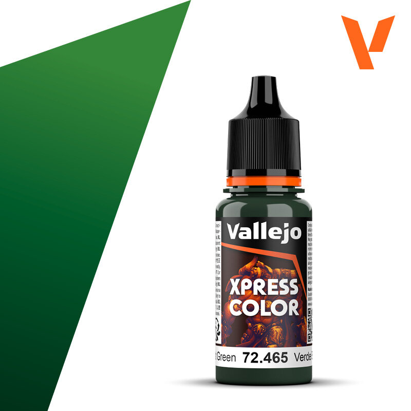 Краска 72465 Vallejo серии Game Color Xpress Forest Green (Зеленый Лес) 18мл