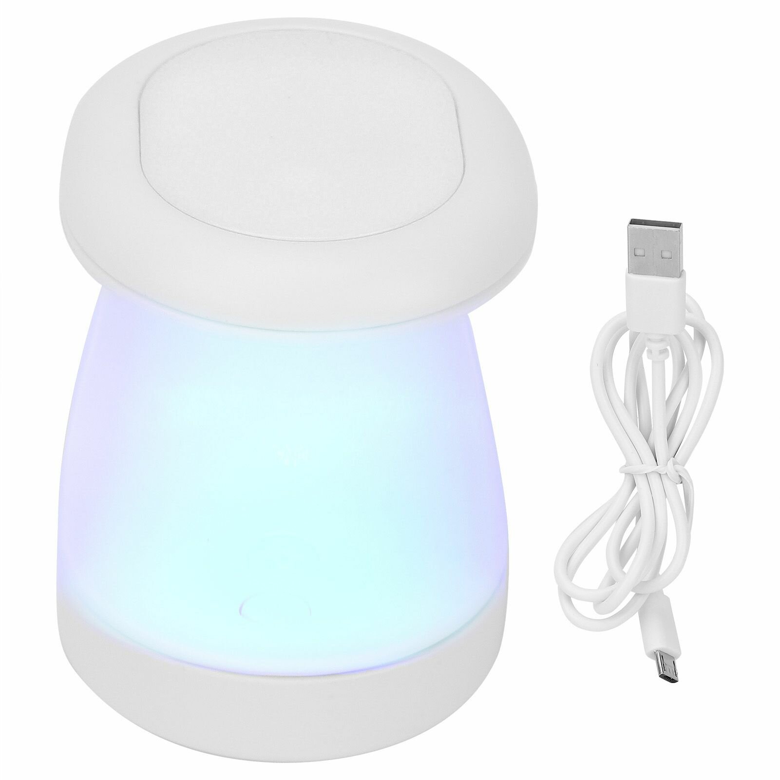 Мини-сушилка для гель-лака 16 Вт, зарядка через USB, светодиодный двойной источник света, машина для отверждения ногтей, белый