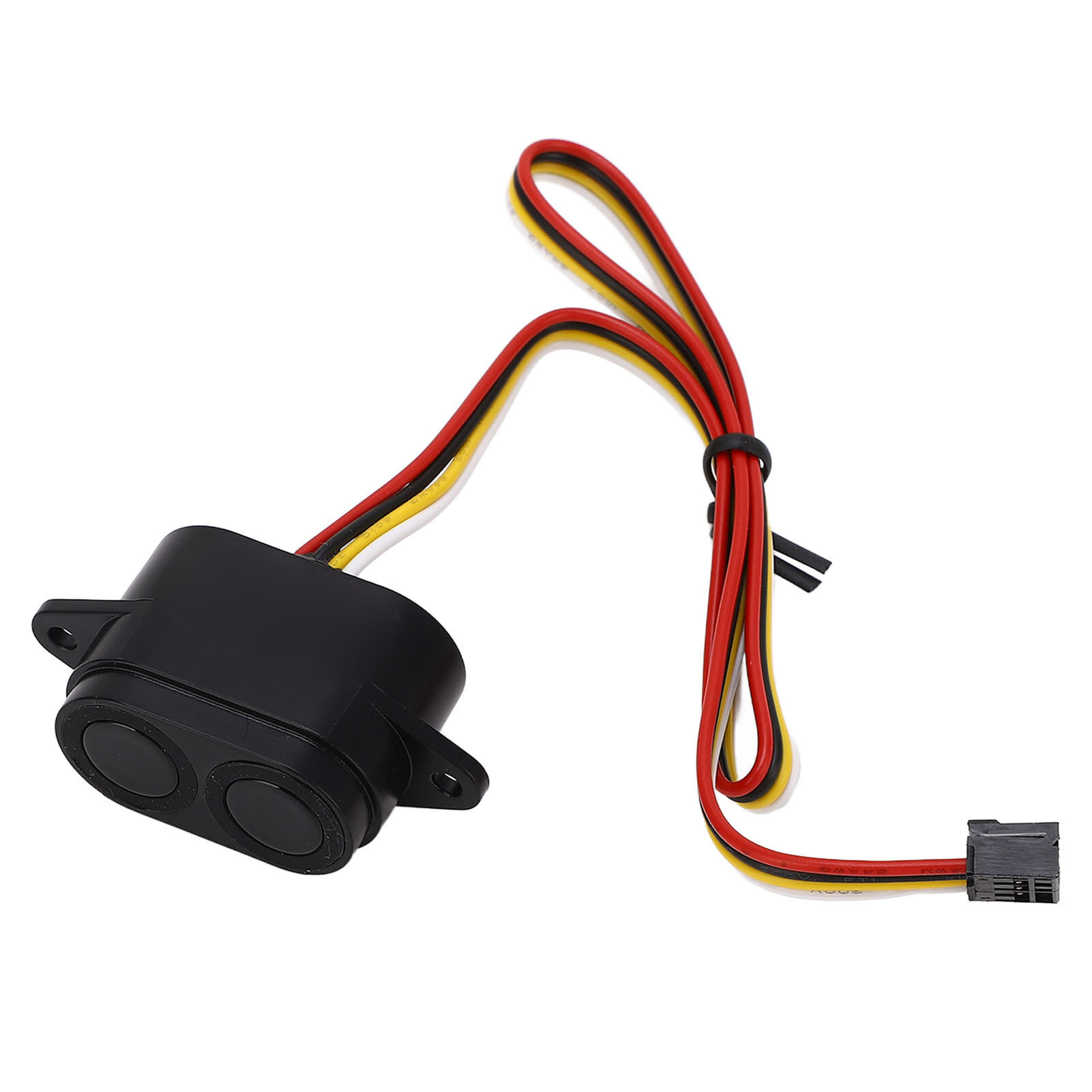 Модуль ультразвукового дальномера с антиинтерференцией, водонепроницаемостью IP67, стабильным выходом, для домашнего робота, 3.3V‑12V, материал ABS, точность измерения ± (1+S x 0.3%), зона слепоты менее 2см, диапазон измерения 2-300см, выход UART, с